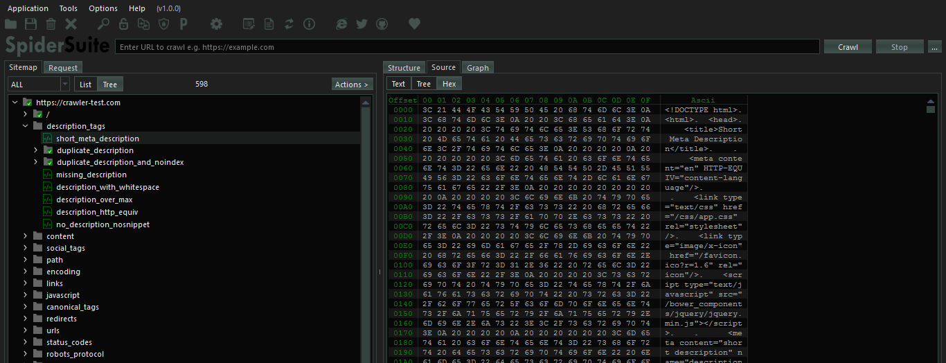 Download SpiderSuite. | SpiderSuite